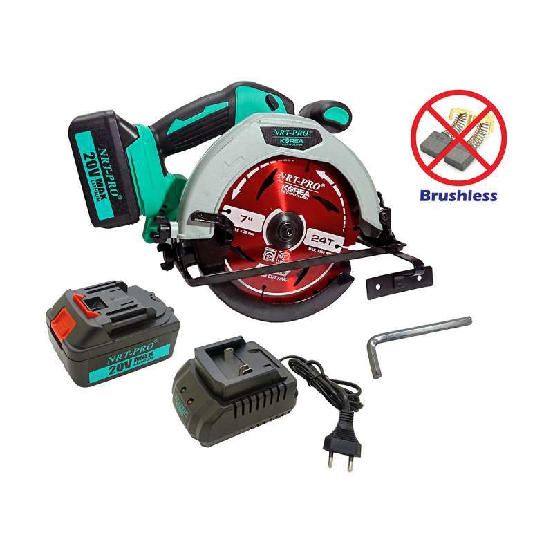 Jual NRT-PRO Cordless Circular Saw NRT CX-58 DC (Brushless) di Seller ...