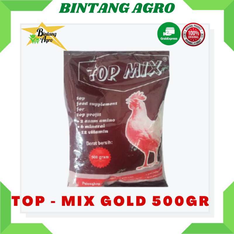 Promo TOP MIX 500 gr MEDION Suplemen Penggemuk Ayam Tingkatkan Produksi ...