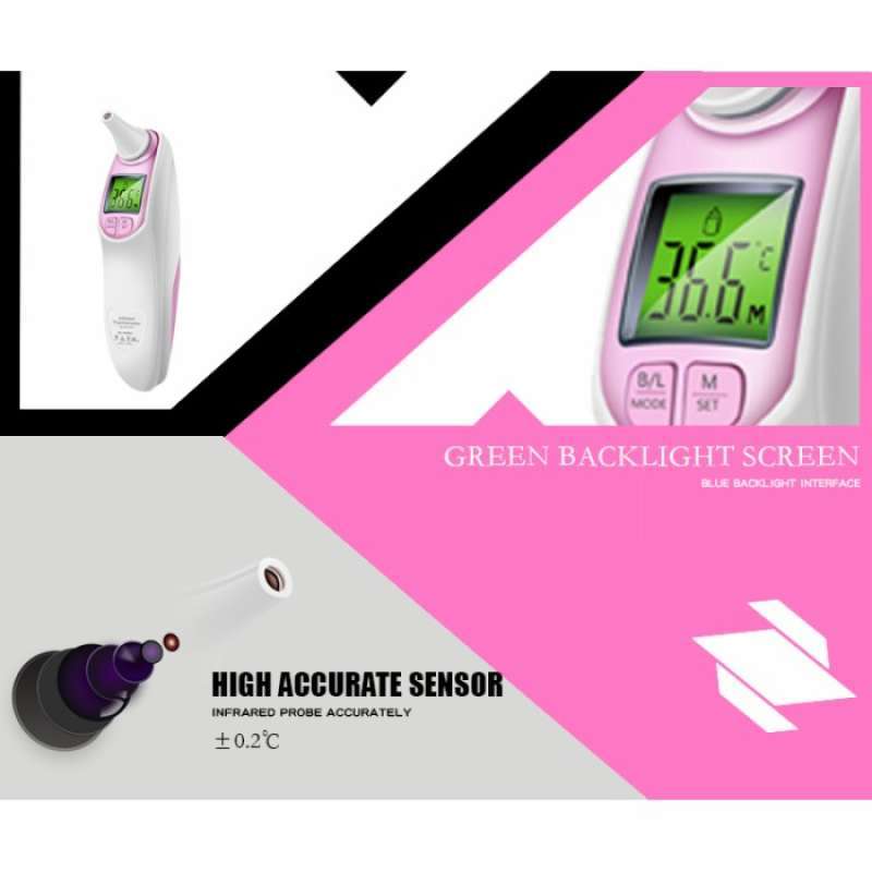 Jual Termometer Telinga Digital Thermometer Infrared Non Contact Suhu ...