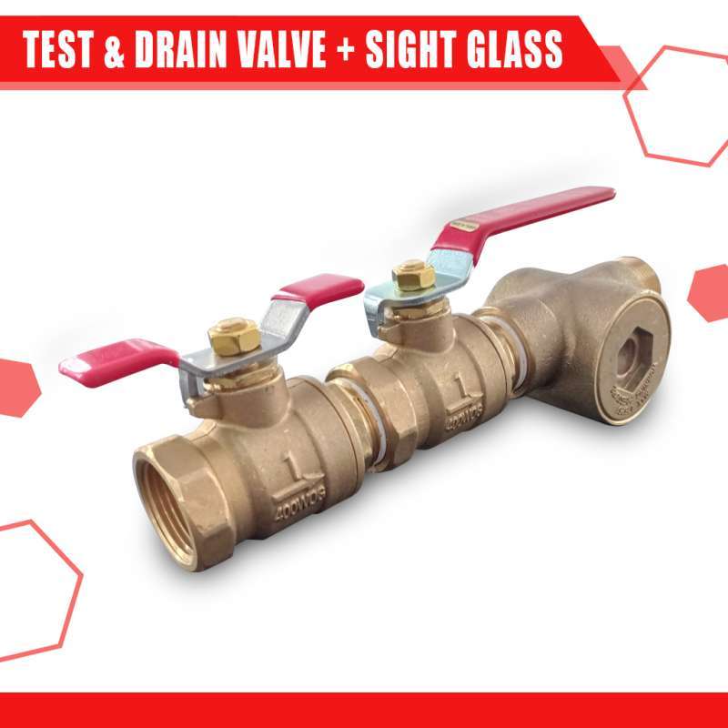 Jual Test & Drain Valve + Sight Glass di Seller Feto Official ...