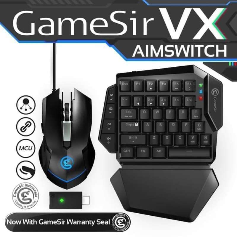 Promo GameSir VX AimSwitch Wireless Console Keyboard with Mouse Gaming ...