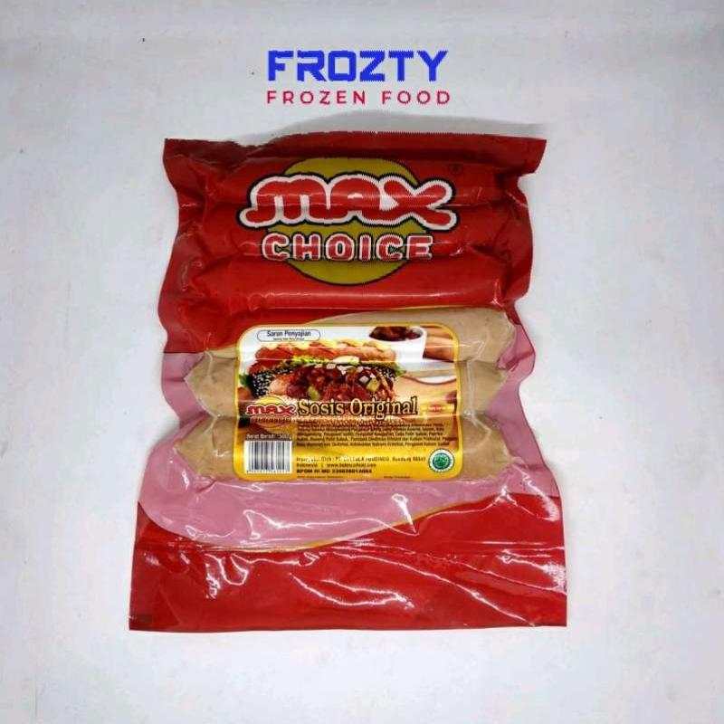 Jual Max Choice Sosis Sapi Original isi 6 di Seller Frozty Frozen Food ...