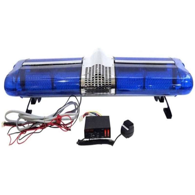 Promo Lampu rotator polisi sirene patwal ambulance LED - Biru Diskon 4% ...