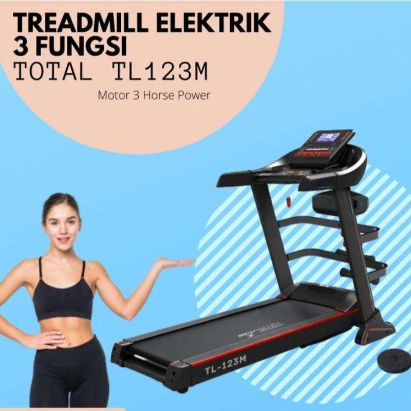 Jual Rooster Gym Alat Fitness Treadmill Elektrik 5 Fungsi Total TL123M ...