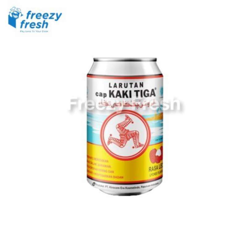 Jual Minuman Larutan CAP KAKI TIGA, Rasa Lychee 320ml di Seller Freezy ...