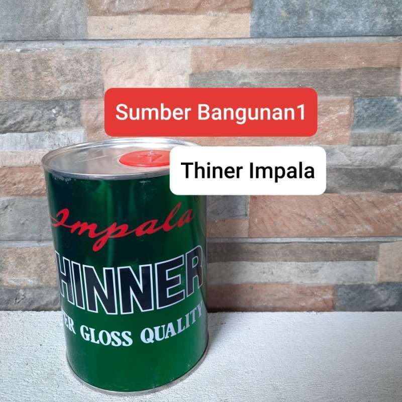 Jual Thinner impala 1 liter pengencer cat campuran cat thiner tiner di ...