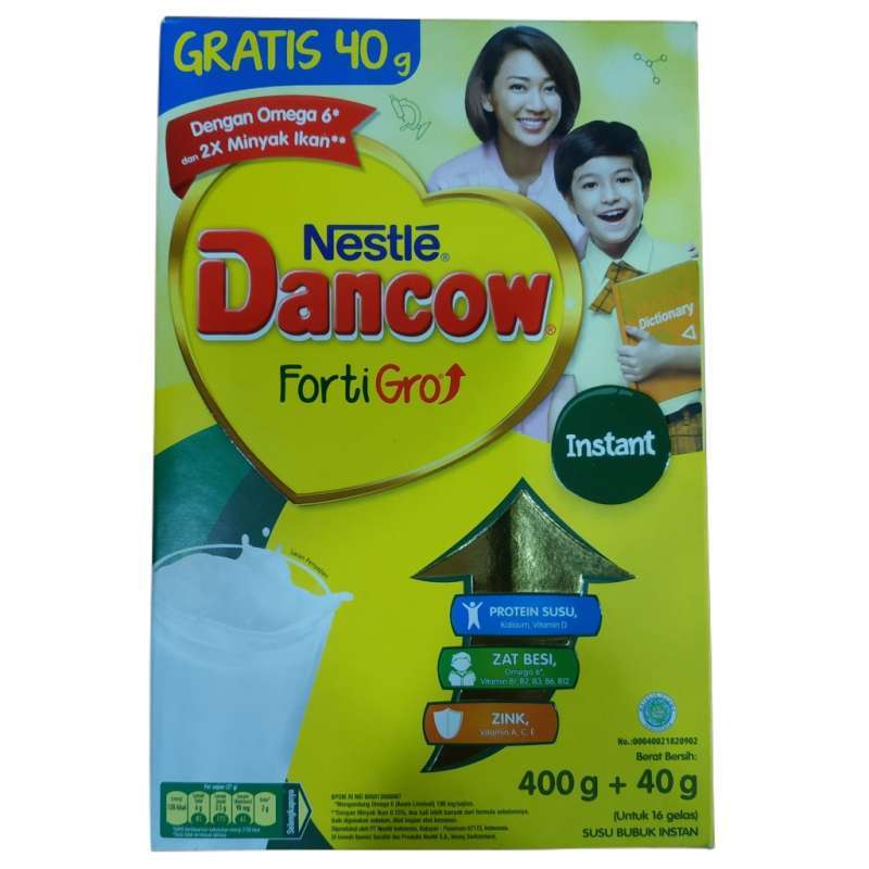 Jual DANCOW Fortigro Susu Bubuk Susu Anak Instant 400gr + 40gr di ...