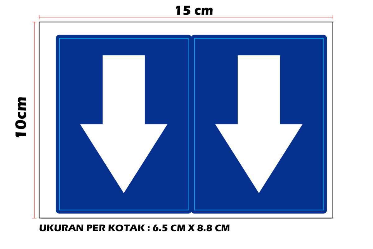 Promo SAMHEZ STICKER PANAH PETUNJUK ARAH ARROWS SIGN LABEL ARROW STIKER ...