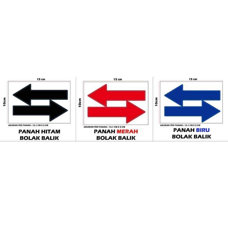 Promo Samhez Sticker Panah Petunjuk Arah Arrows Sign Label Arrow Stiker ...