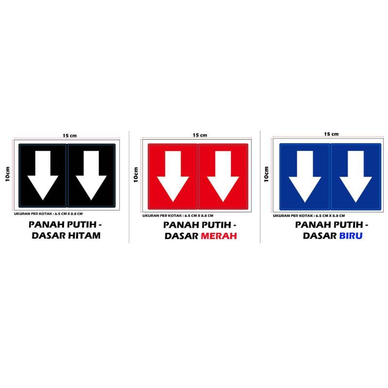 Promo SAMHEZ STICKER PANAH PETUNJUK ARAH ARROWS SIGN LABEL ARROW STIKER ...