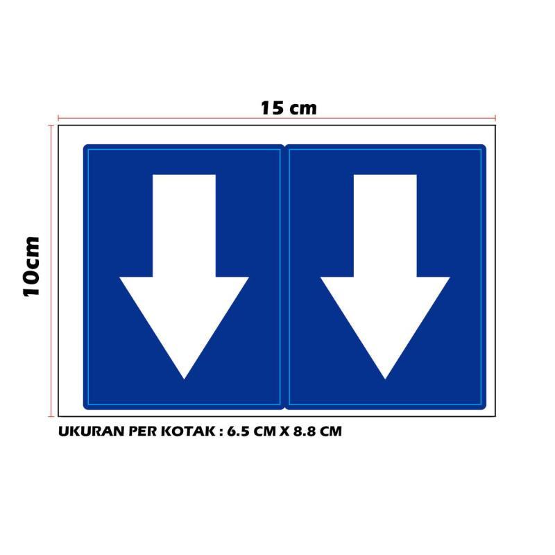 Promo SAMHEZ STICKER PANAH PETUNJUK ARAH ARROWS SIGN LABEL ARROW STIKER ...