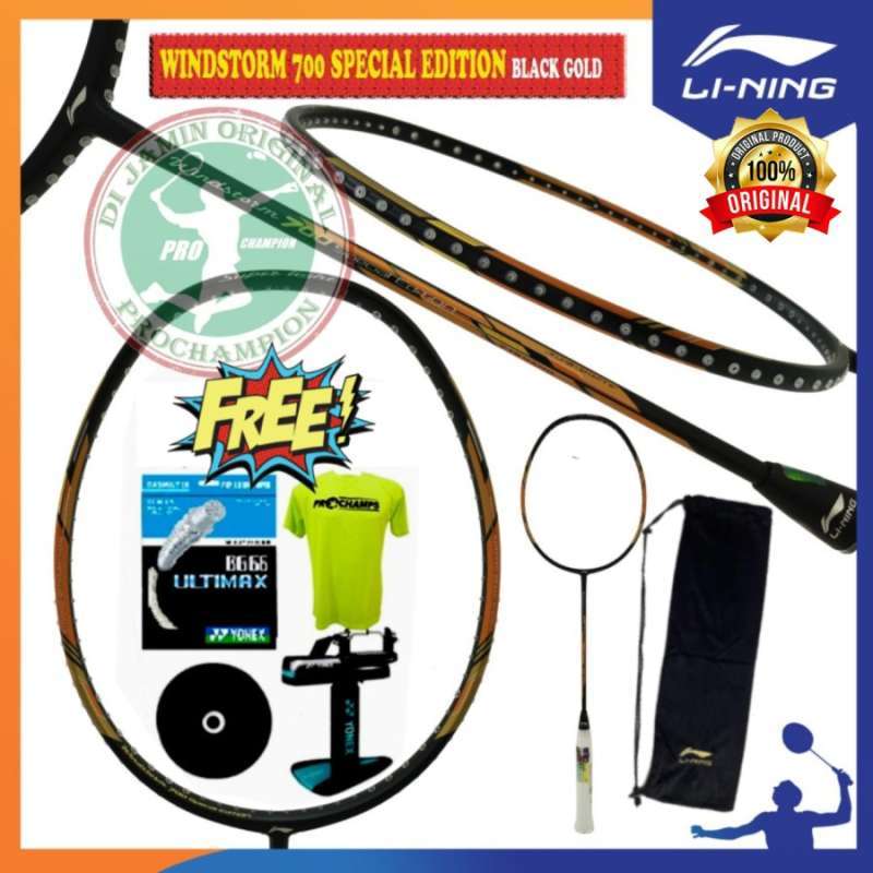 Jual Lining Windstorm 700 Se Special Edition Raket Badminton Original ...