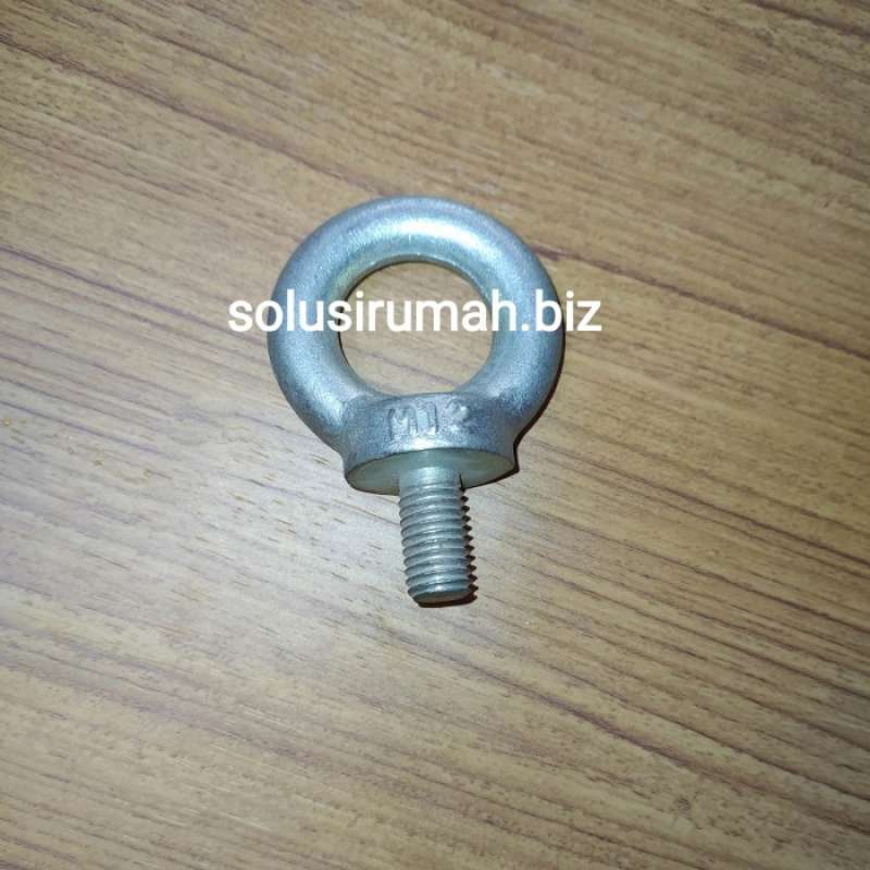 Promo mur baut eye bolt eyebolt m12 baut tutup cantolan GALVANIS HOOK ...