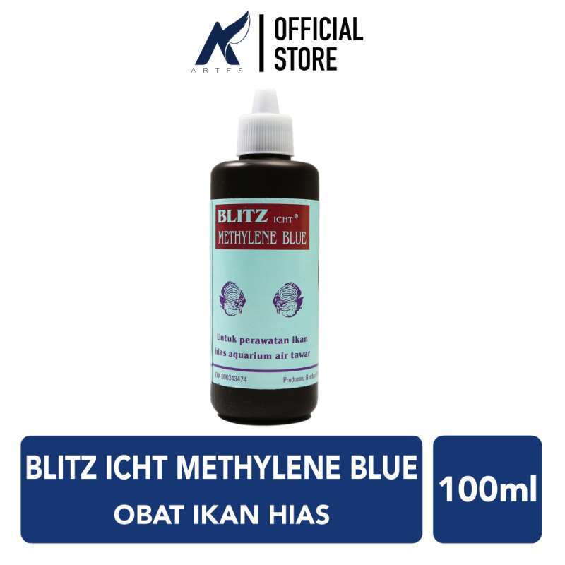 Jual Blitz Icht Methylene Blue Obat Biru Jamur-white Spot-protozoa Ikan ...