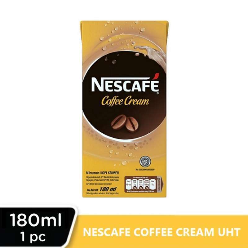 Promo Nescafe Coffee Cream Minuman Kopi UHT [180 mL] Diskon 7% di ...