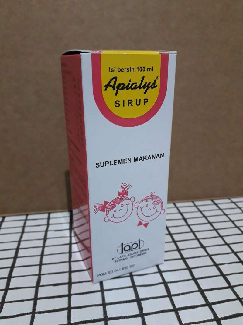 Jual APIALYS SIRUP 100 ML SUPLEMEN KESEHATAN ANAK di Seller ...