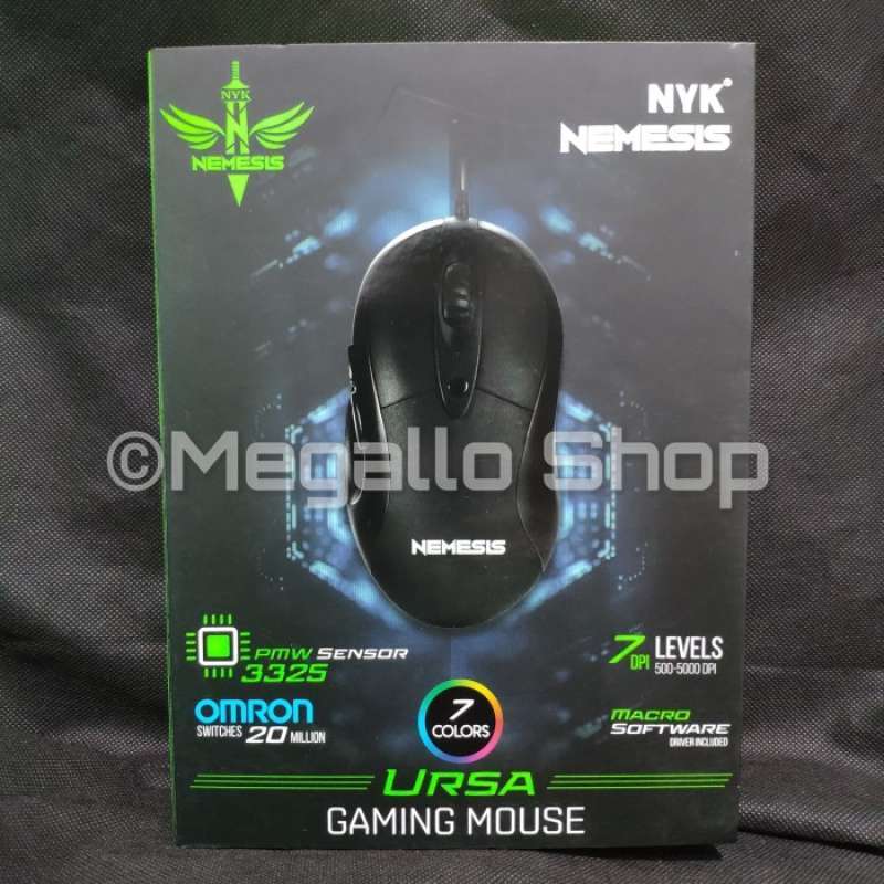 Jual NYK Nemesis Ursa Gaming Mouse - Garansi Resmi 1 Tahun NYK ...