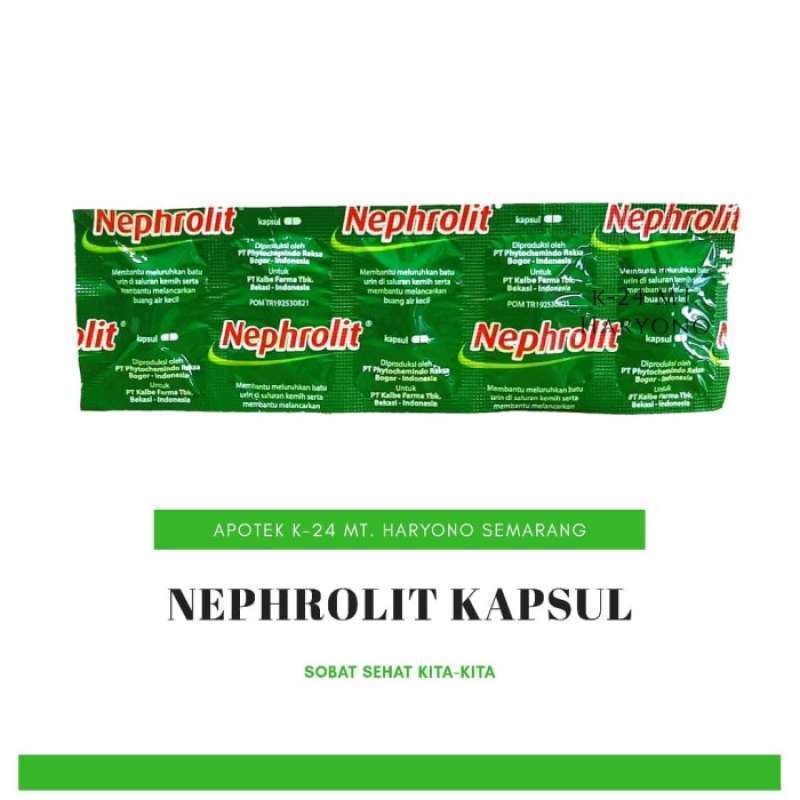 Promo Nephrolit Kapsul Diskon 10% di Seller APOTEK APP 2 LONTAR ...