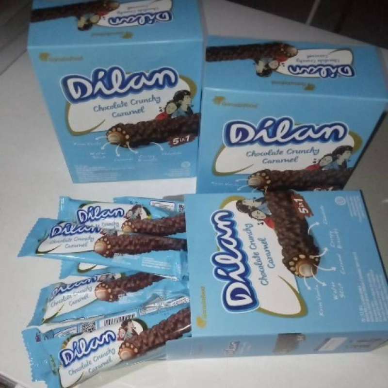 Promo Garuda Food Dilan Chocolate Crunchy Caramel [box]isi 12pcs Diskon ...