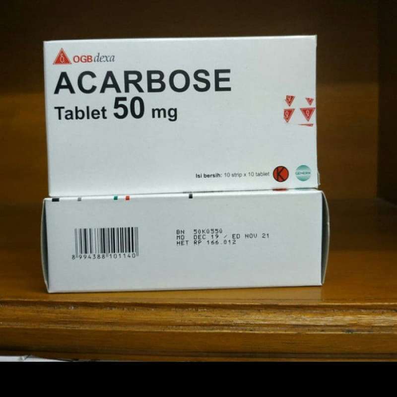 Jual Acarbose 50 Mg -box Di Seller Link Pharmacy - Link Pharmacy - Kota ...