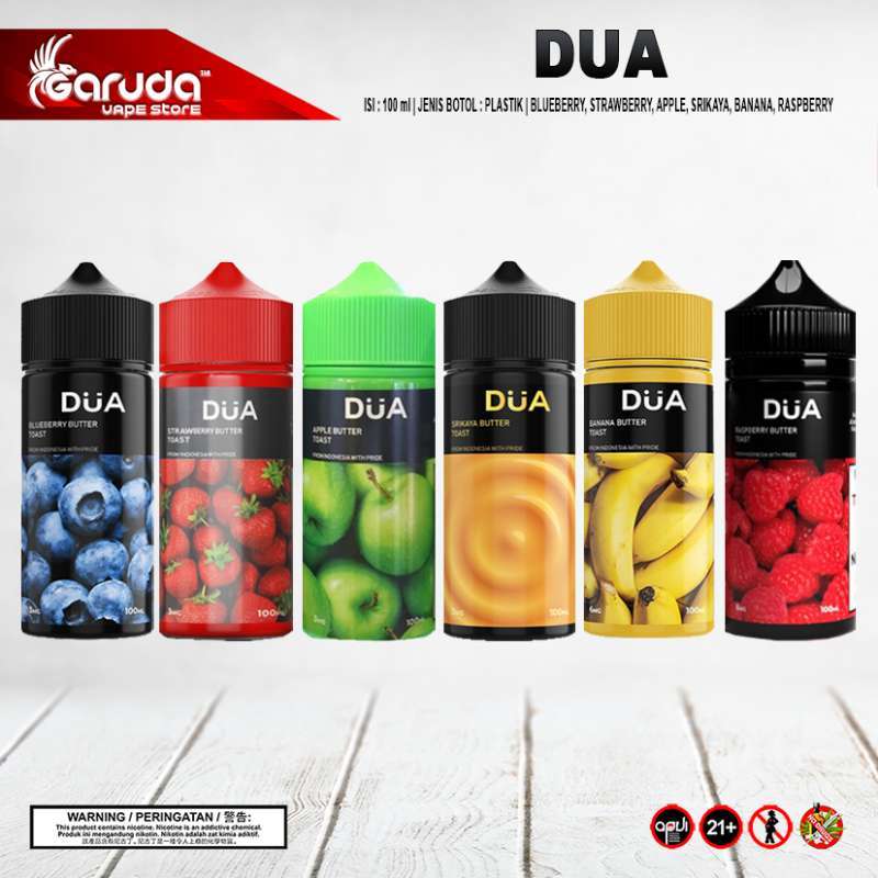 Jual Liquid Dua Series Indo Brew 9MG 100ml Bercukai STRAWBERRY di ...