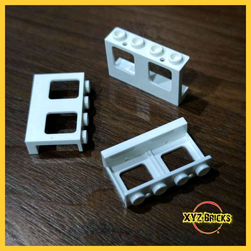Jual LEGO PARTS 4521846 - Wall with Window 1x4x2 White di Seller XYZ ...