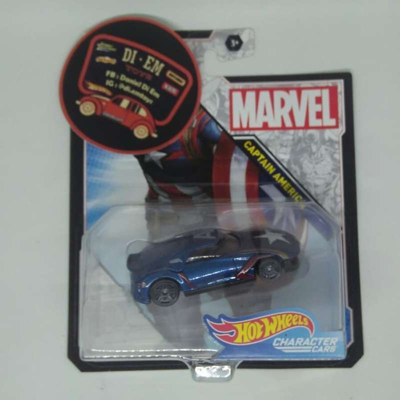 Jual Hot Wheels Marvel Character Cars Captain America di Seller Di Em ...