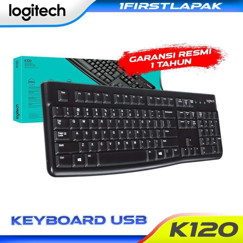 Jual Logitech K120 USB Wired Keyboard Original Keyboard Kabel di Seller ...