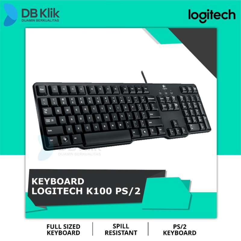 Promo Keyboard Logitech K100 PS2 Diskon 22% di Seller REJEKI LUMINTU ...