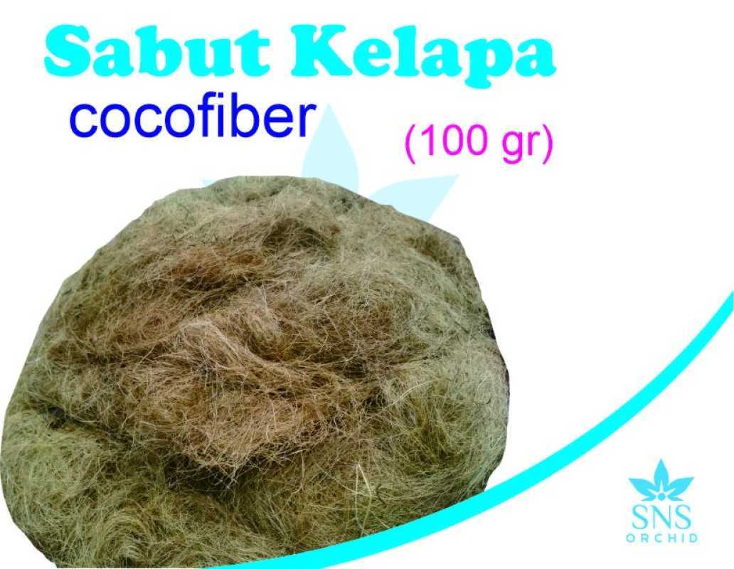Jual sabut kelapa 100 gram cocofiber coco fiber media tanam serabut ...