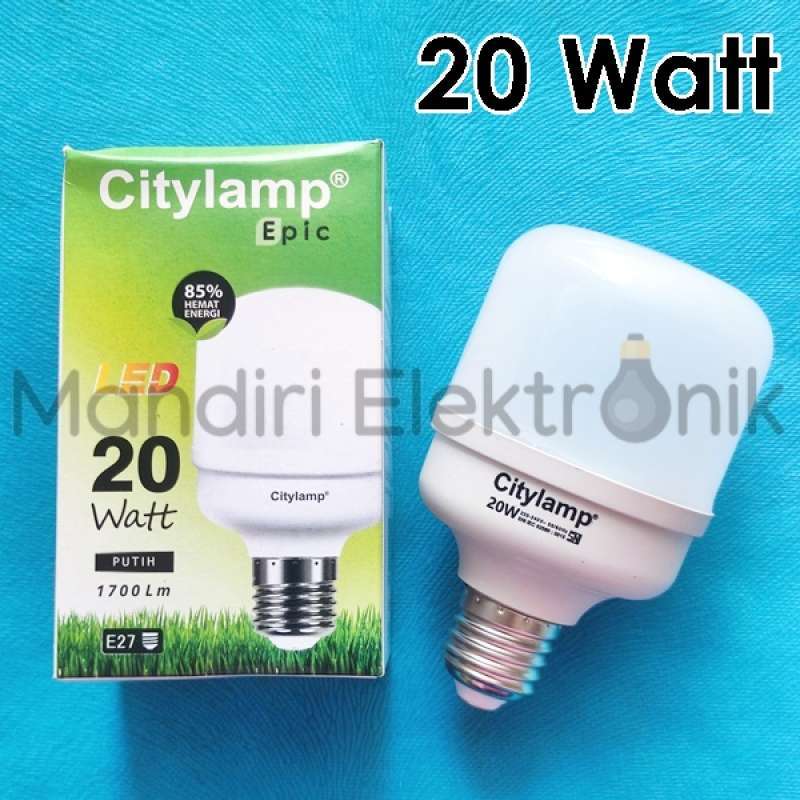 Jual Lampu Led Kapsul 20 Watt City Lamp Putih - Lampu Led Murah 20 Watt ...