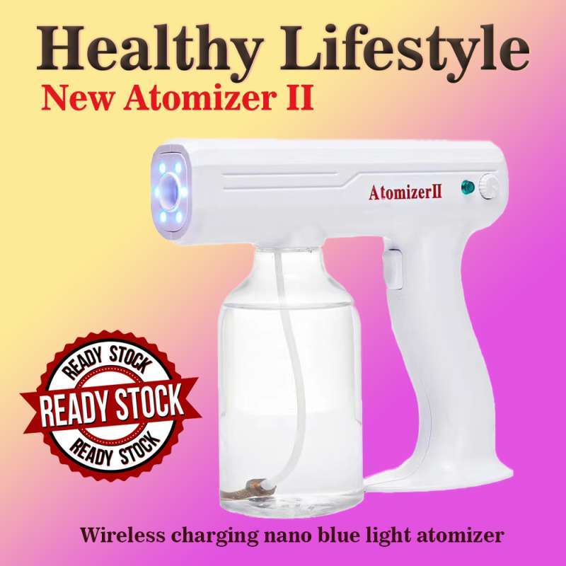 Jual Atomizer 2 Nano Spray Gun Disinfectant Steam Portable Wireless ...