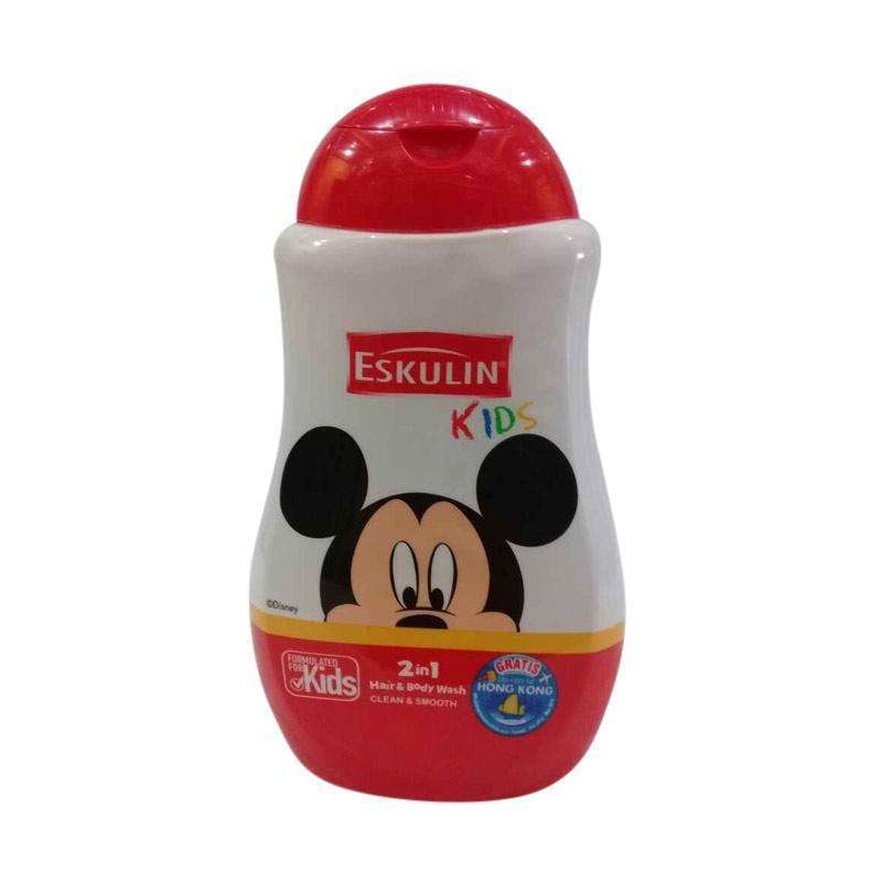 Jual Eskulin Kids Mickey Hair & Body Wash [280 mL] di Seller Queen ...