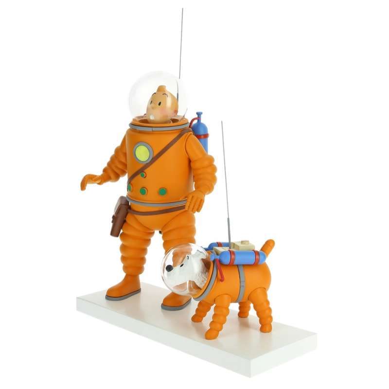 Jual TINTIN RESIN COLLECTIBLE: Tintin & Snowy in Space di Seller Tintin ...