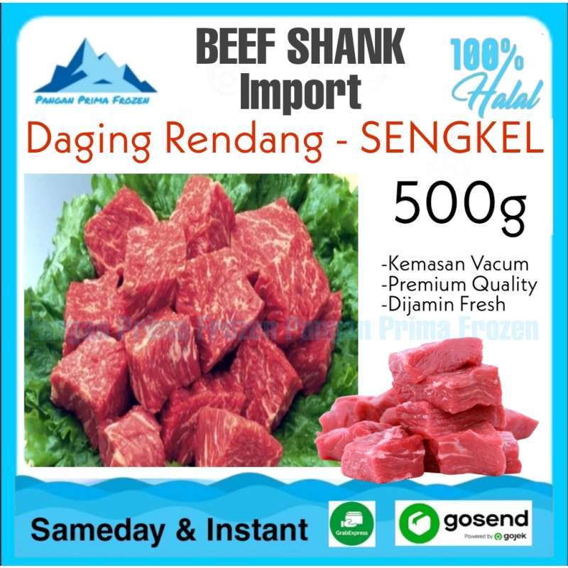 Jual DAGING SAPI SENGKEL untuk rendang - BEEF SHANK 500g di Seller ...