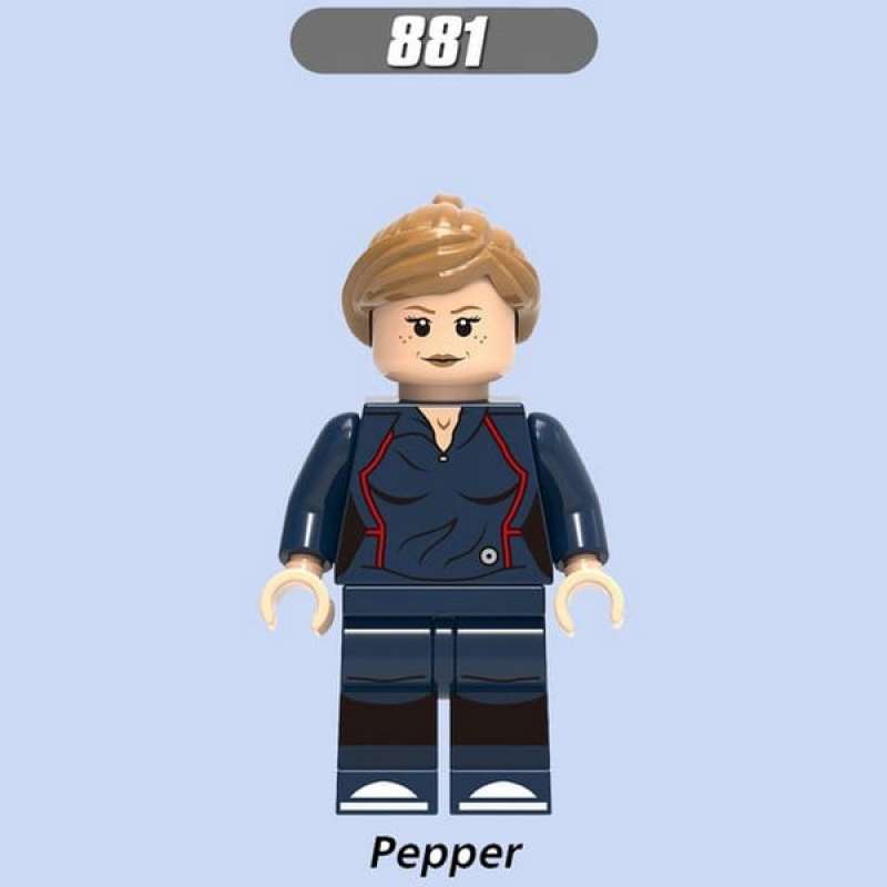 Jual Pepper Potts XH881 Avengers Infinity War Minifigure Brick X0194 di ...