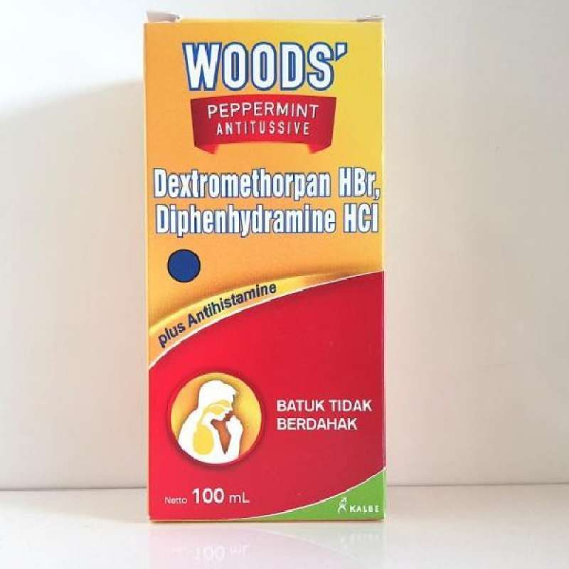 Jual Woods Peppermint Antitussive Obat Batuk [100 mL] di Seller tari ...