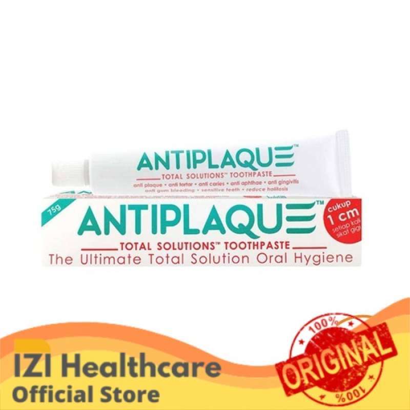 Jual ANTIPLAQUE TOOTHPASTE 75GR - IZI Healthcare di Seller IZI ...