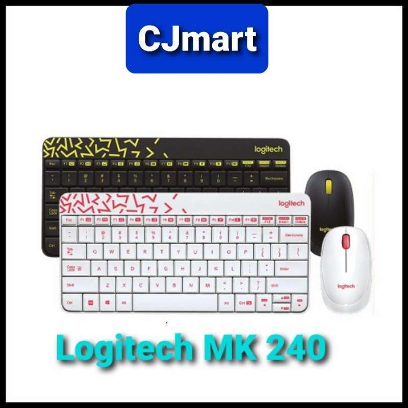 Jual Logitech MK240 Wireless Combo Keyboard Mouse Original di Seller ...