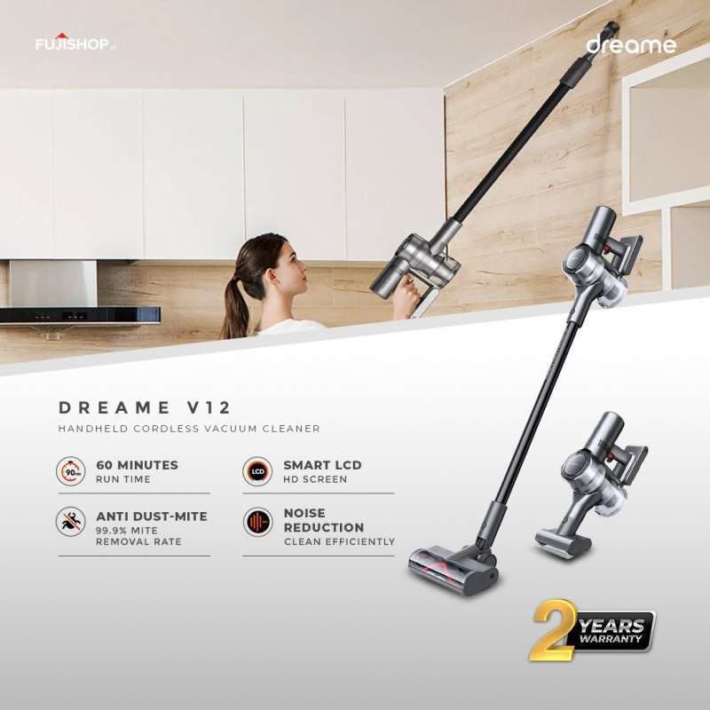 Jual Dreame V12 Handheld Vacuum 27000Pa cordless Penyedot Debu di ...
