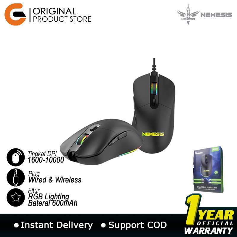Jual NYK Nemesis Gaming Mouse Dual Mode Wireless & Wired Shark Garansi ...