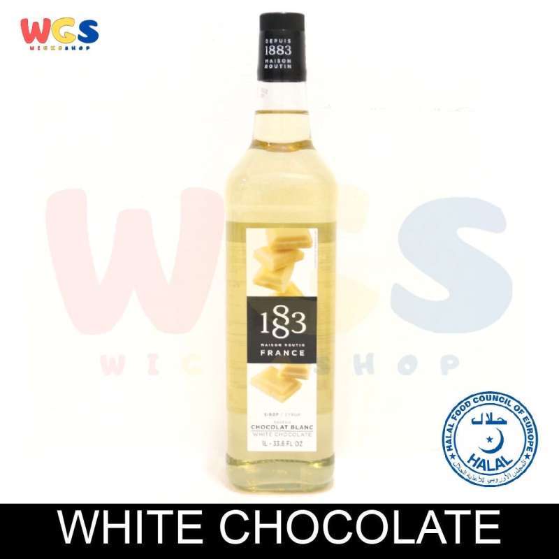 Jual Syrup 1883 Maison Routin France White Chocolate Flavor 33.8 fl oz ...