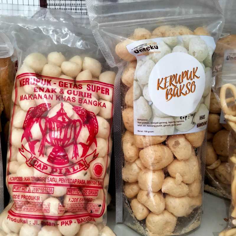 Jual Kerupuk Bakso Uneeku Khas Indonesia 100gr Bandung Di Seller ...