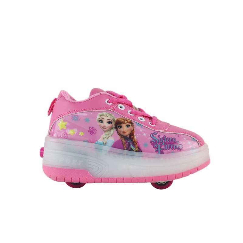 Jual Sepatu Anak Sepatu Roda Anak Roda 2 Karakter Frozen Bisa Nyala di ...