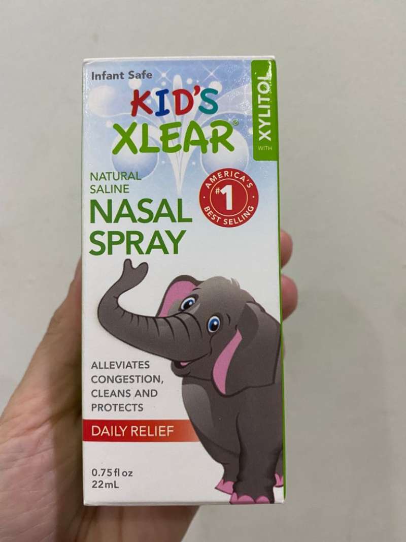 Jual Kid's Xlear Saline Nasal Spray Cairan Pembersih Hidung Anak 22ml ...