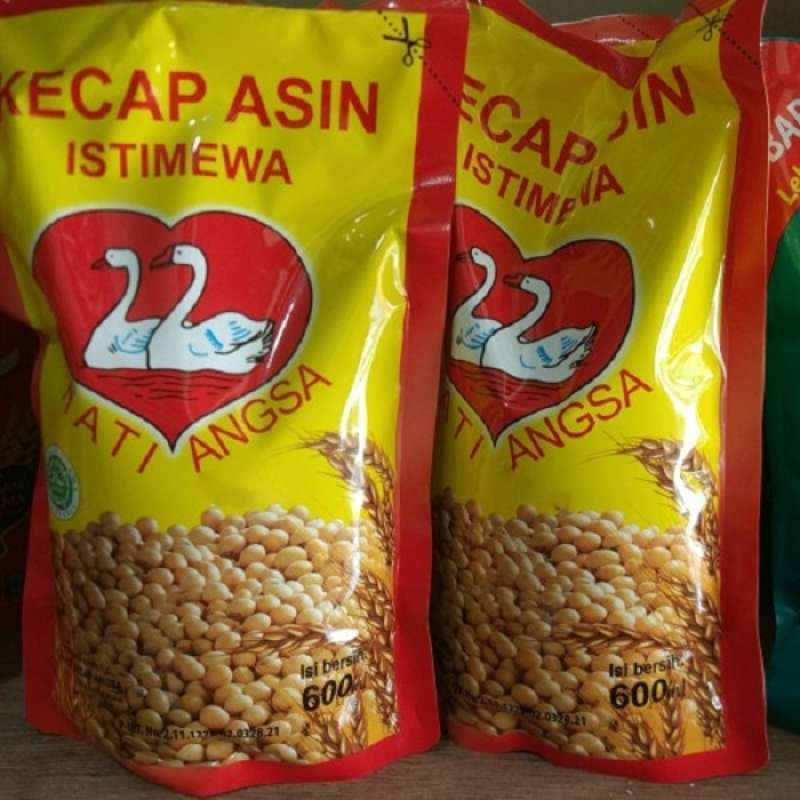 Jual Kecap Asin Cap Hati Angsa Refill ( 600 Ml ) Di Seller Toko Tjoe ...