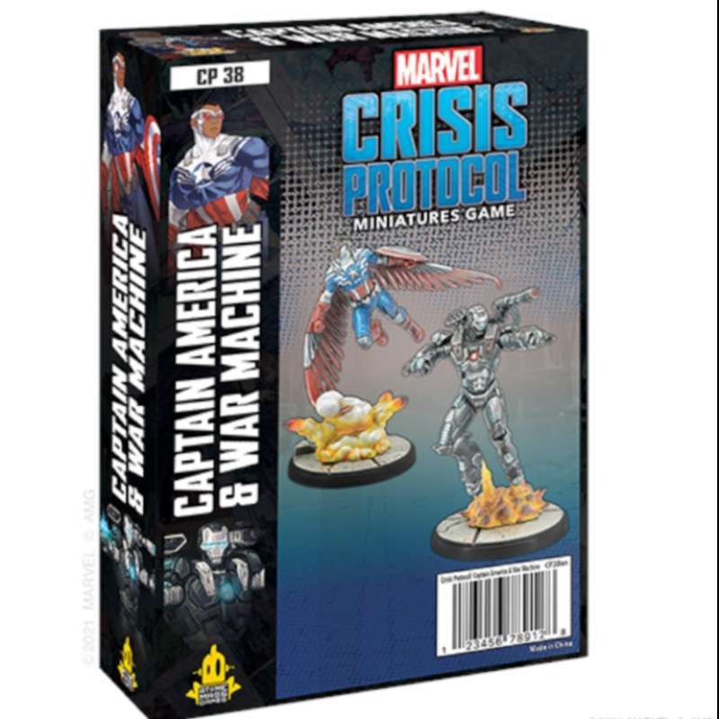 Jual Marvel Crisis Protocol - Captain America & War Machine Expansion ...