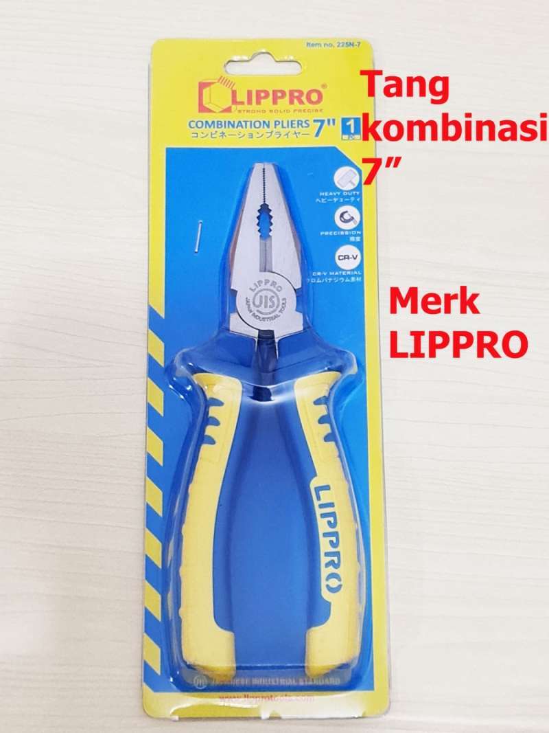 Promo Tang kombinasi 7 merk LIPPRO - COMBINATION PLIERS 7 INCH HEAVY ...