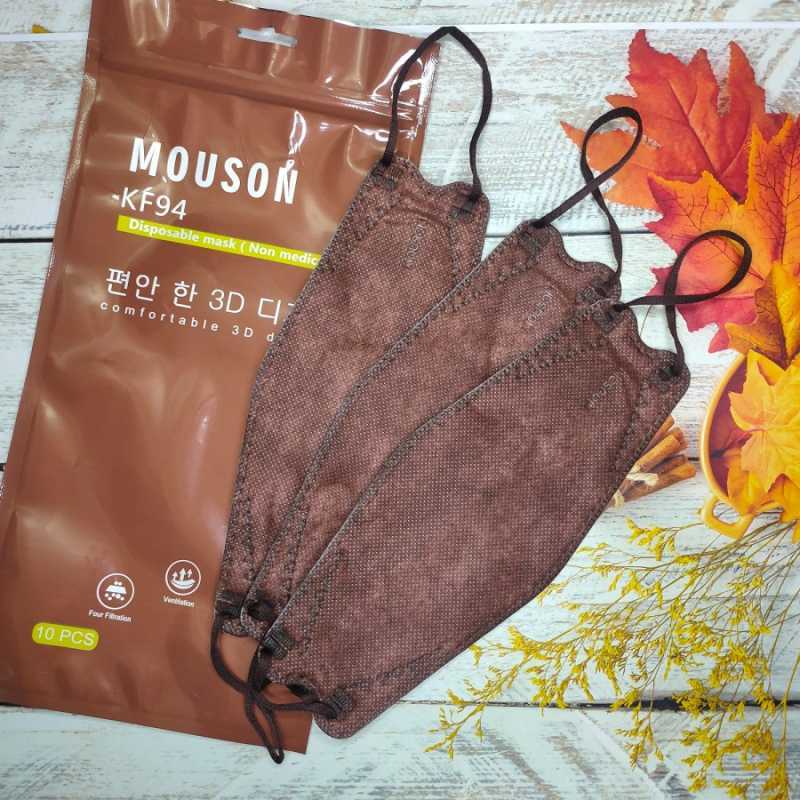 Jual Masker KF94 4Ply MOUSON Emboss Original Earloop New Color 1 Pack ...