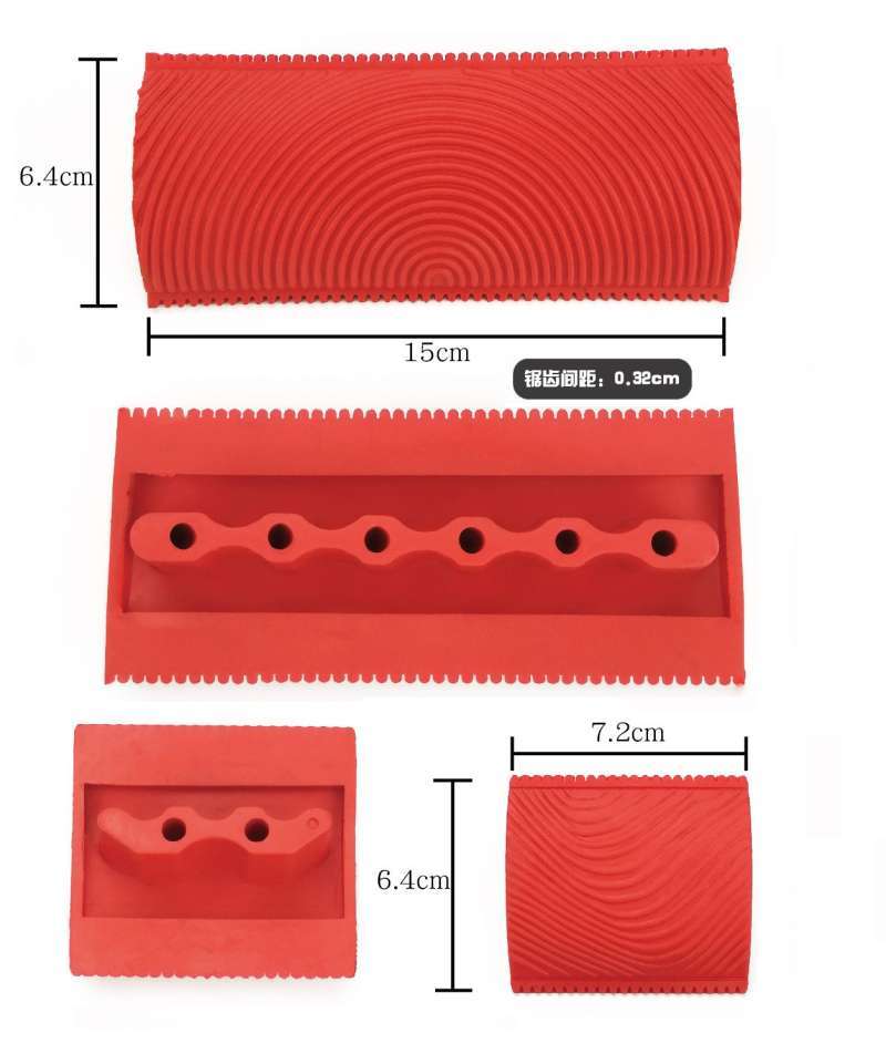 Jual KUAS CAT MOTIF KAYU Rubber Wood Grain Wall Painting Pattern KUAS ...